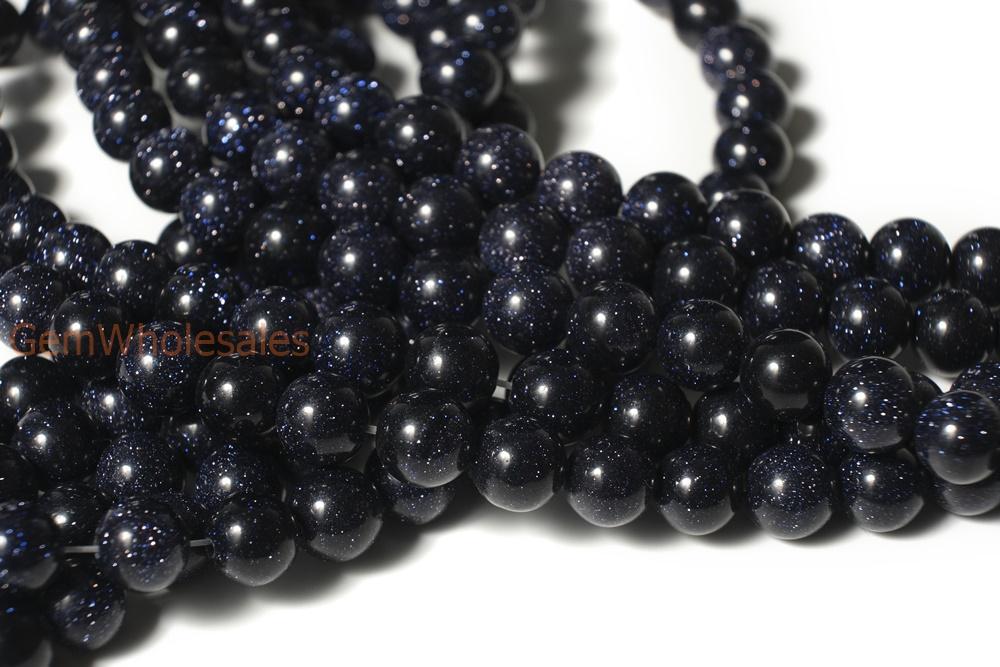 Blue Sandstone 6mm/8mm/10mm/12mm round beads for jewelry making ...